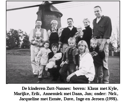 Stamboom Familie Zutt - Generatie XI - XId - Kees Zutt en Ans Nannes